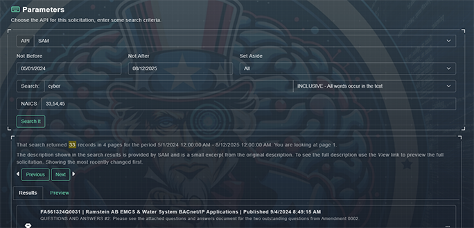 Features of AskUncleSam.AI